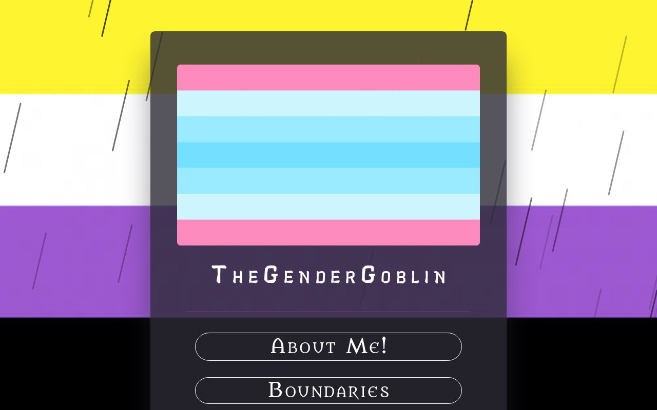 TheGenderGoblin's Carrd